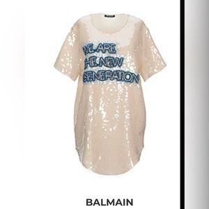 Balmain | Tops | Balmain Sequin Top | Poshmark
